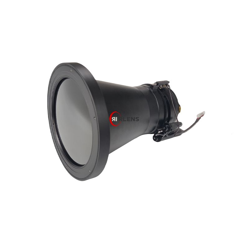 Long-wave Uncooled Electric-Focusing Infrared Lens